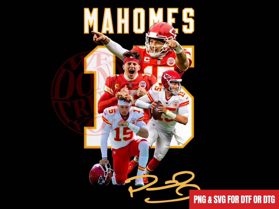 Patrick Mahomes Vector Files PNG & SVG 4574x8540 Digital Download ...
