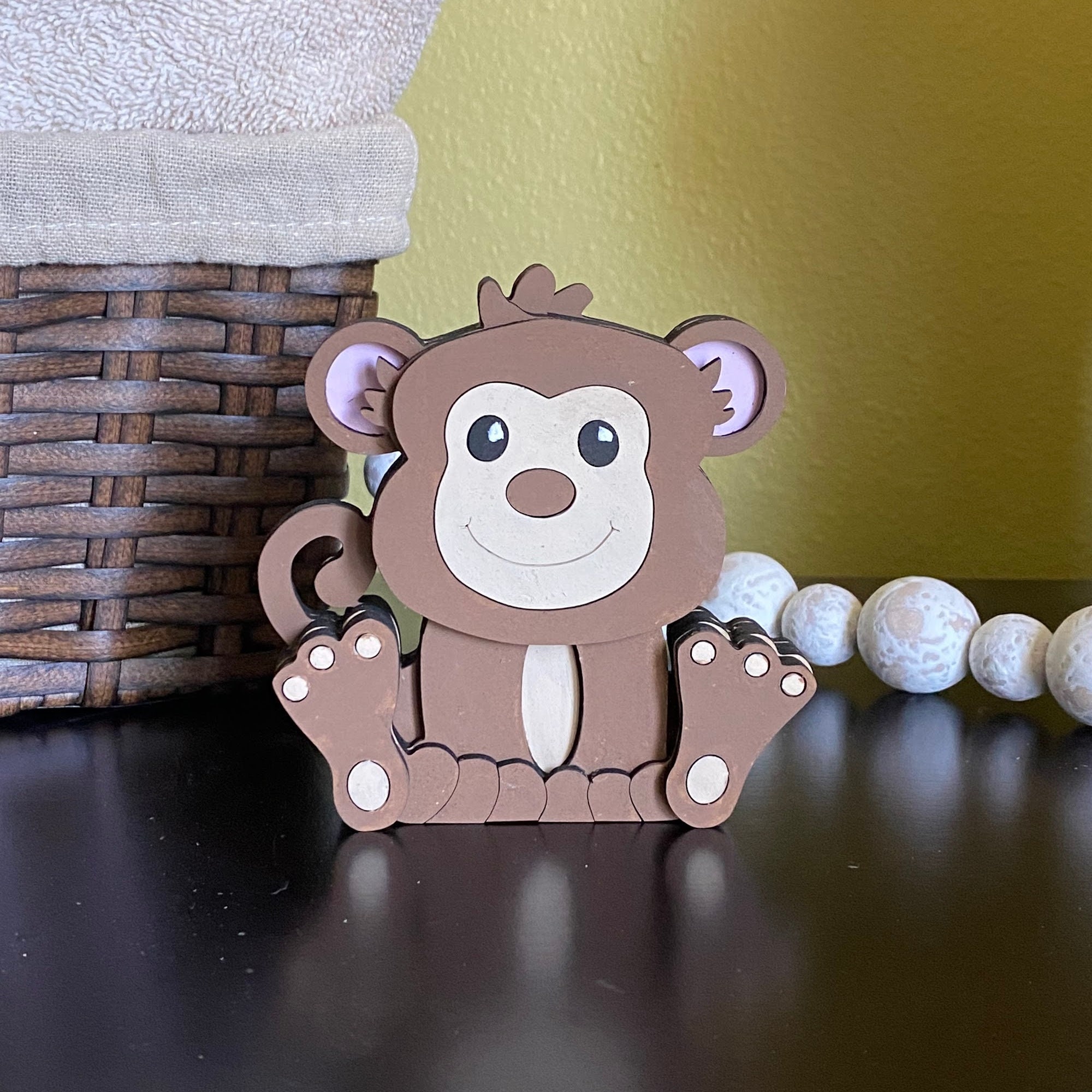 3D Wooden Jungle Animals: Safari Nursery Decor - Etsy