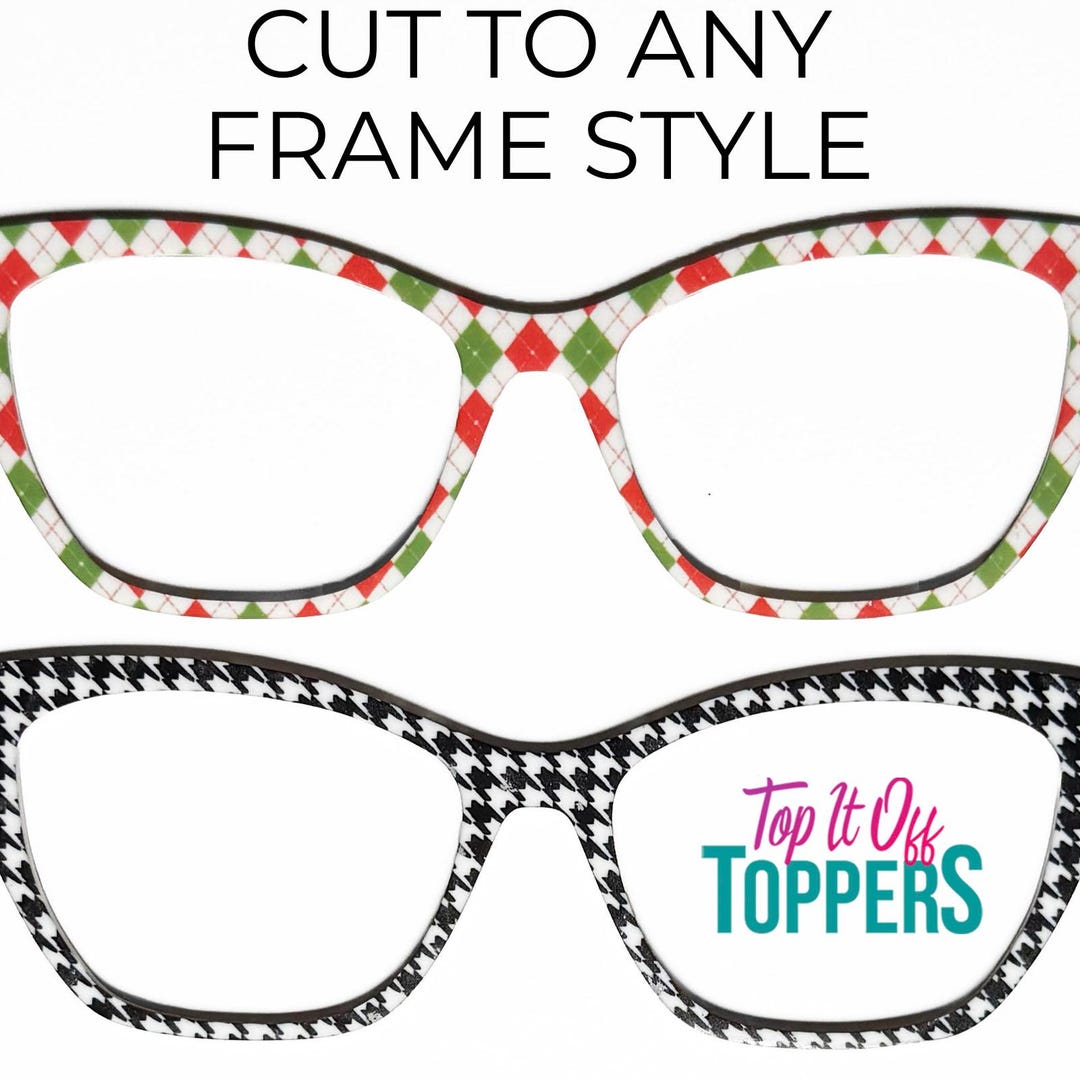 Preppy Designs Eyewear Toppers (2 Styles) - Available in Any Pair ...