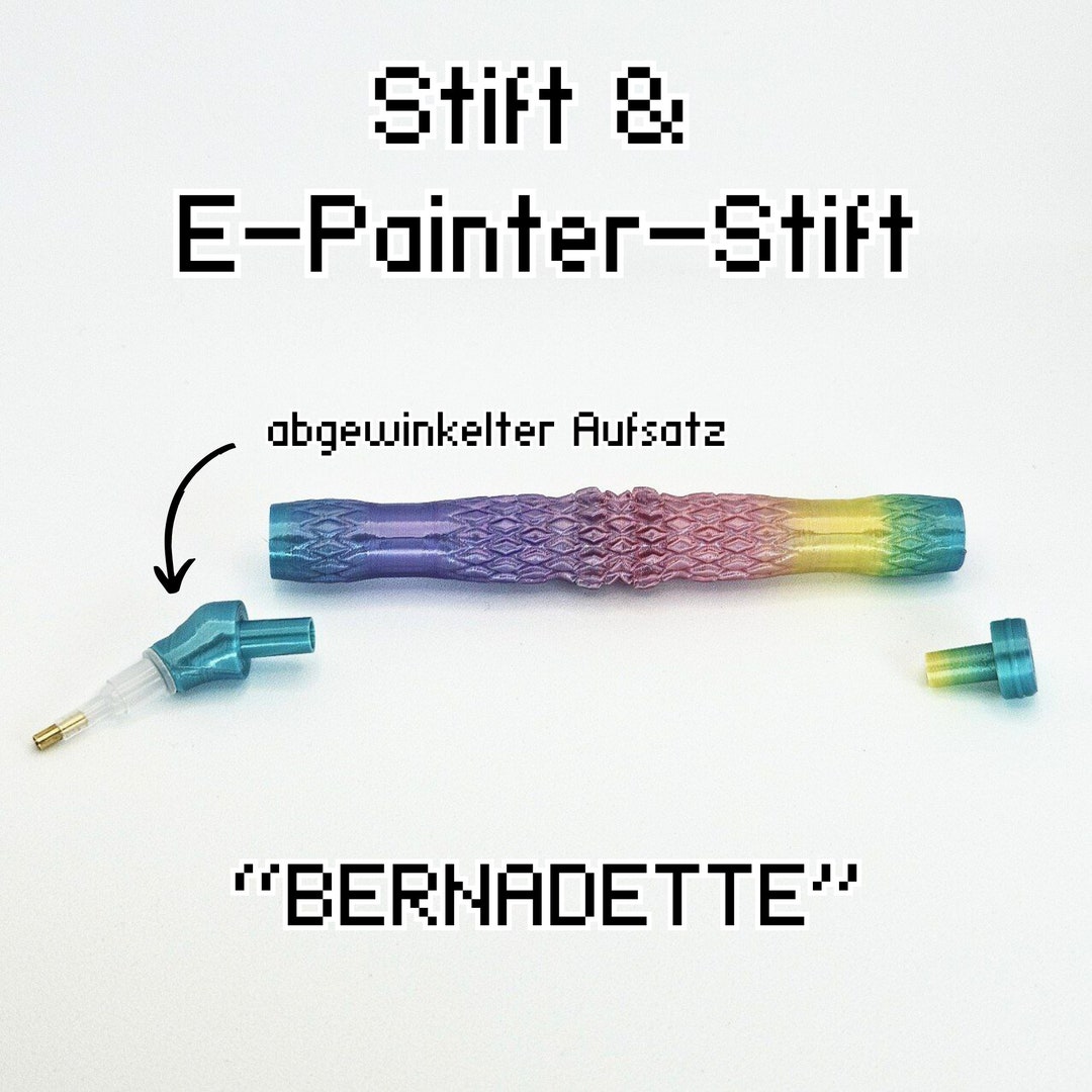 E-Painter / Stift BERNADETTE mit abgewinkelter Spitze Diamond Painting Diamond Art Zubehör - Etsy.de