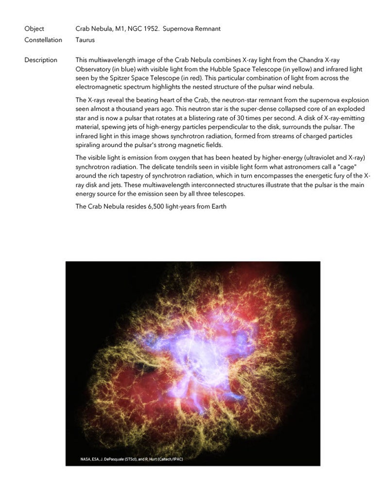 Astronomy Greeting Cards (nebulae), Box Set of 12, 5"x7, With Envelopes ...