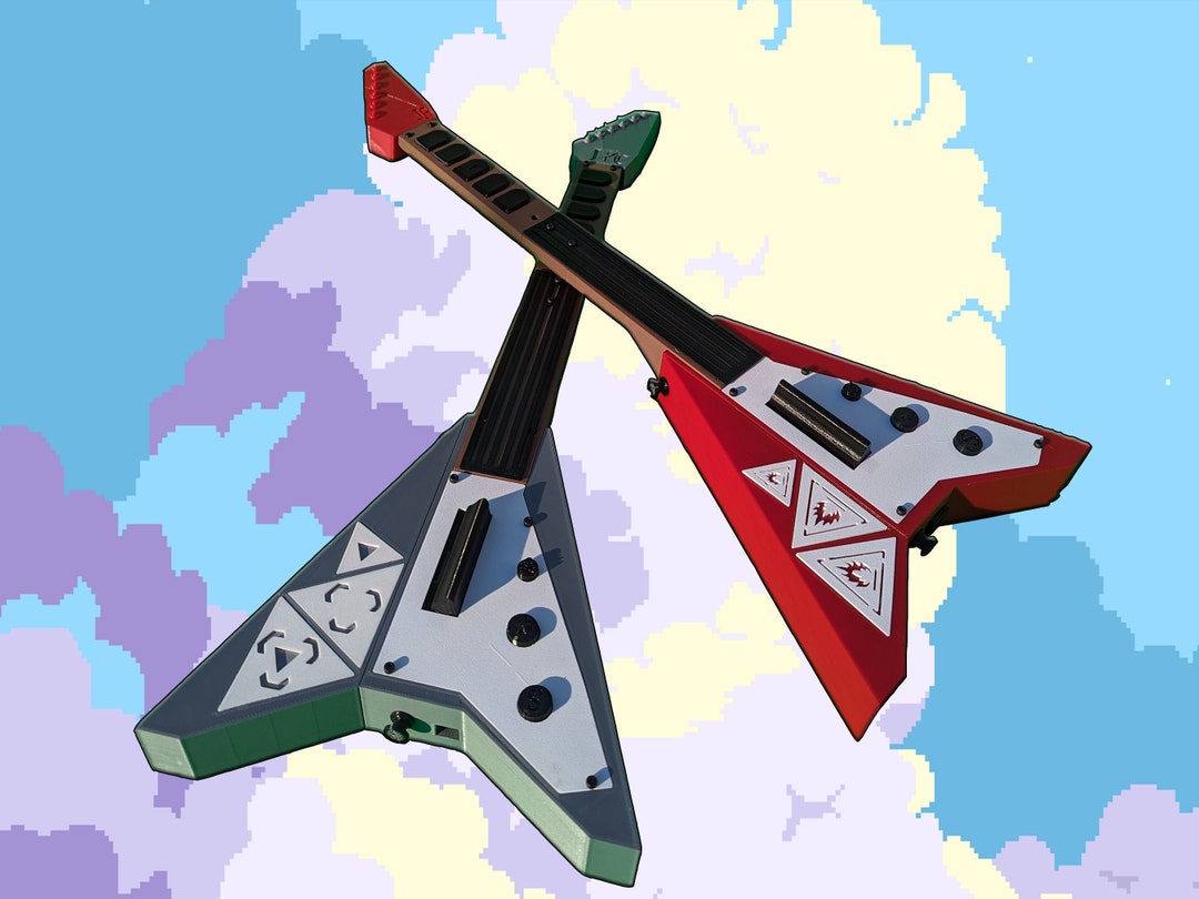 Custom 3d Printed Flying V Clone Hero Controller - Etsy UK