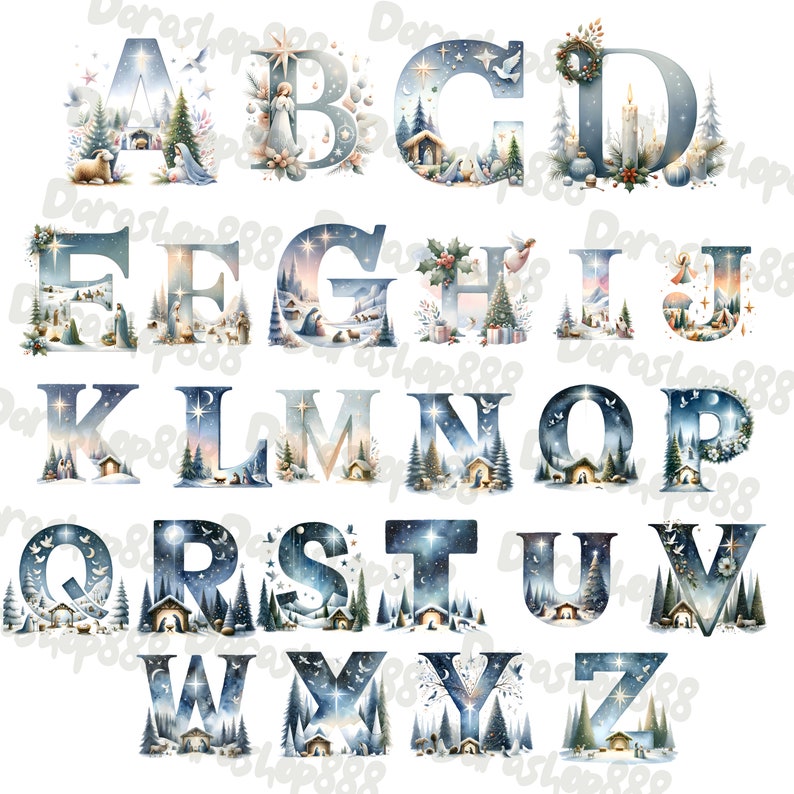 Christian Alphabet PNG CLIPART - 40 High Quality Pngs, Memory Books ...