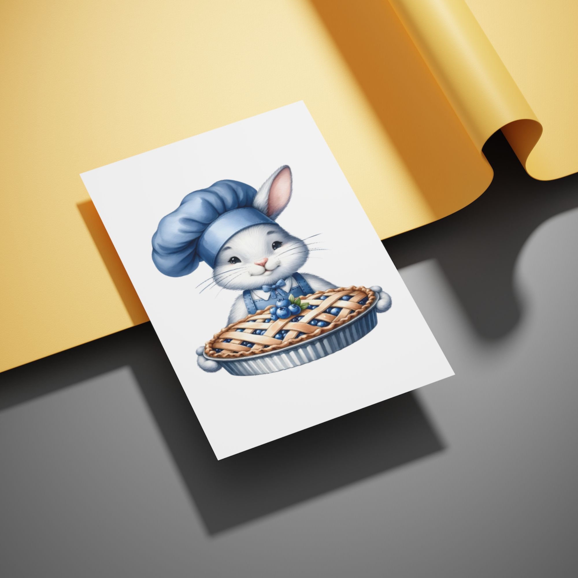 Bunny Chef Clipart , for Kitchen Decor Recipe Cards Instant Digital ...