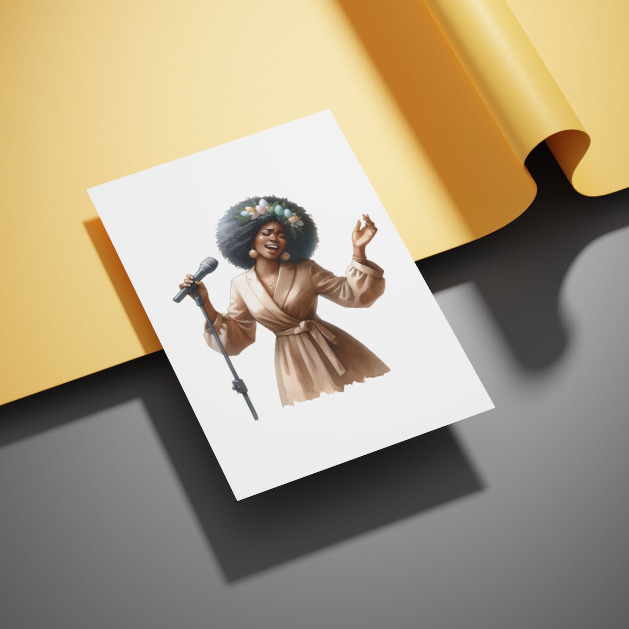 Black Women Clipart, Planner Girl Clipart, Easter Day Clipart , Instant ...