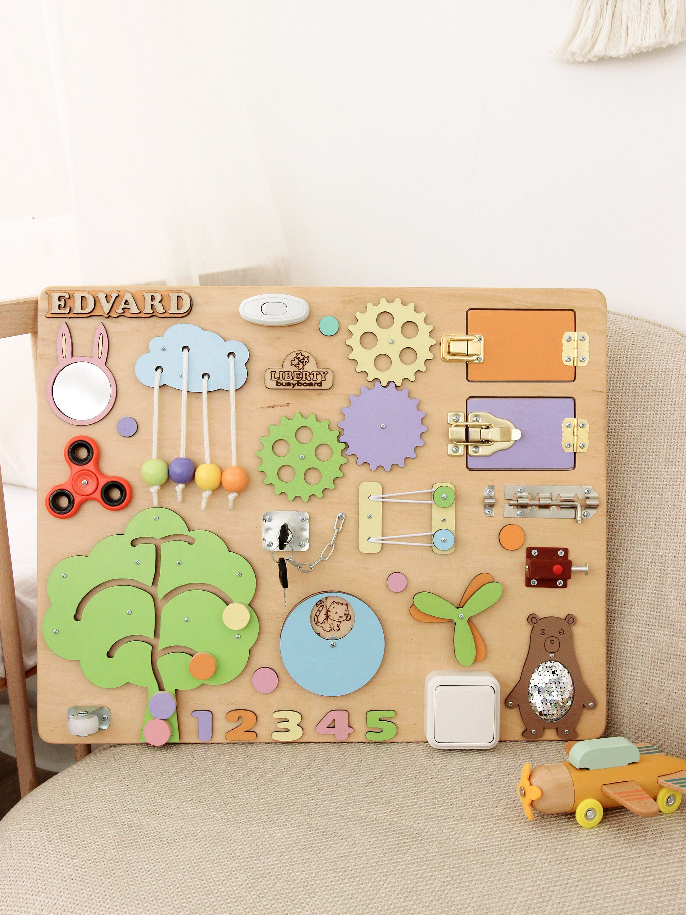 Interactive Busy Board for Kids , Best Toy for Education , Activity ...