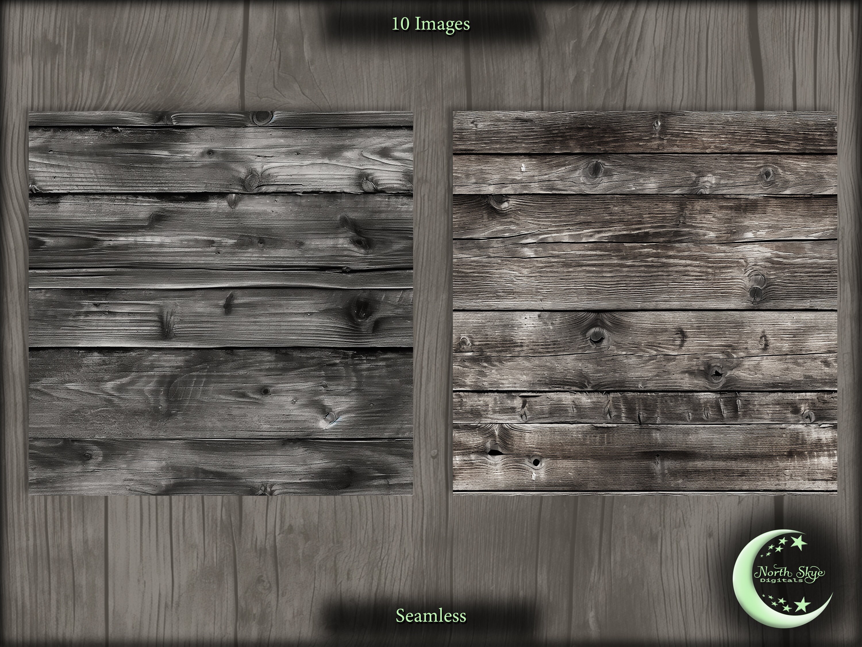 Grey Aged Wood Digital Paper, Seamless Pattern, Instant Download ...