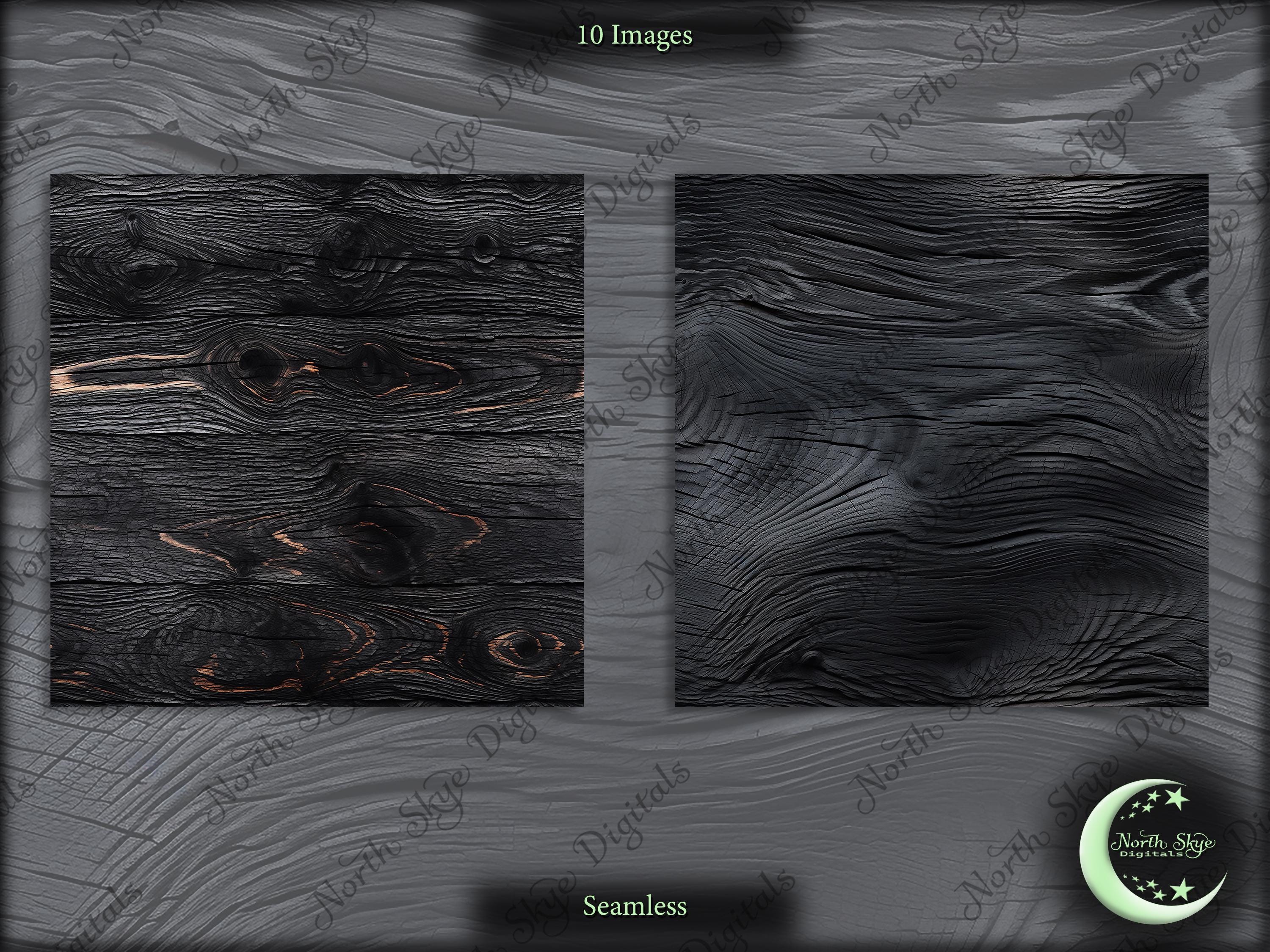 Burnt Wood Digital Paper, Seamless Pattern, Instant Download ...