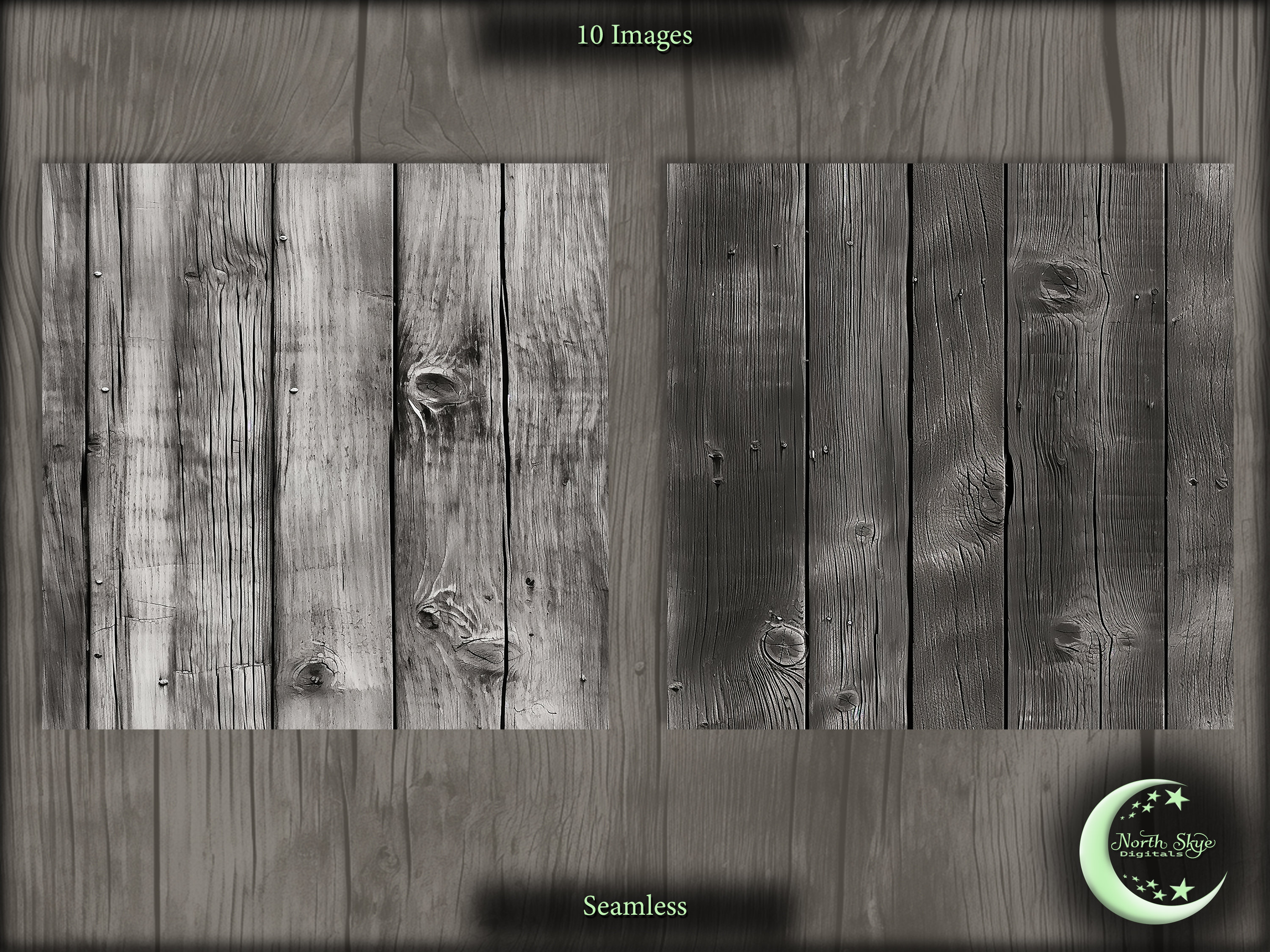 Grey Aged Wood Digital Paper, Seamless Pattern, Instant Download ...