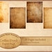20 Coffee Dyed Digital Paper Pack, 8.5 X 11, 300 Dpi, JPG, Tea Dyed ...