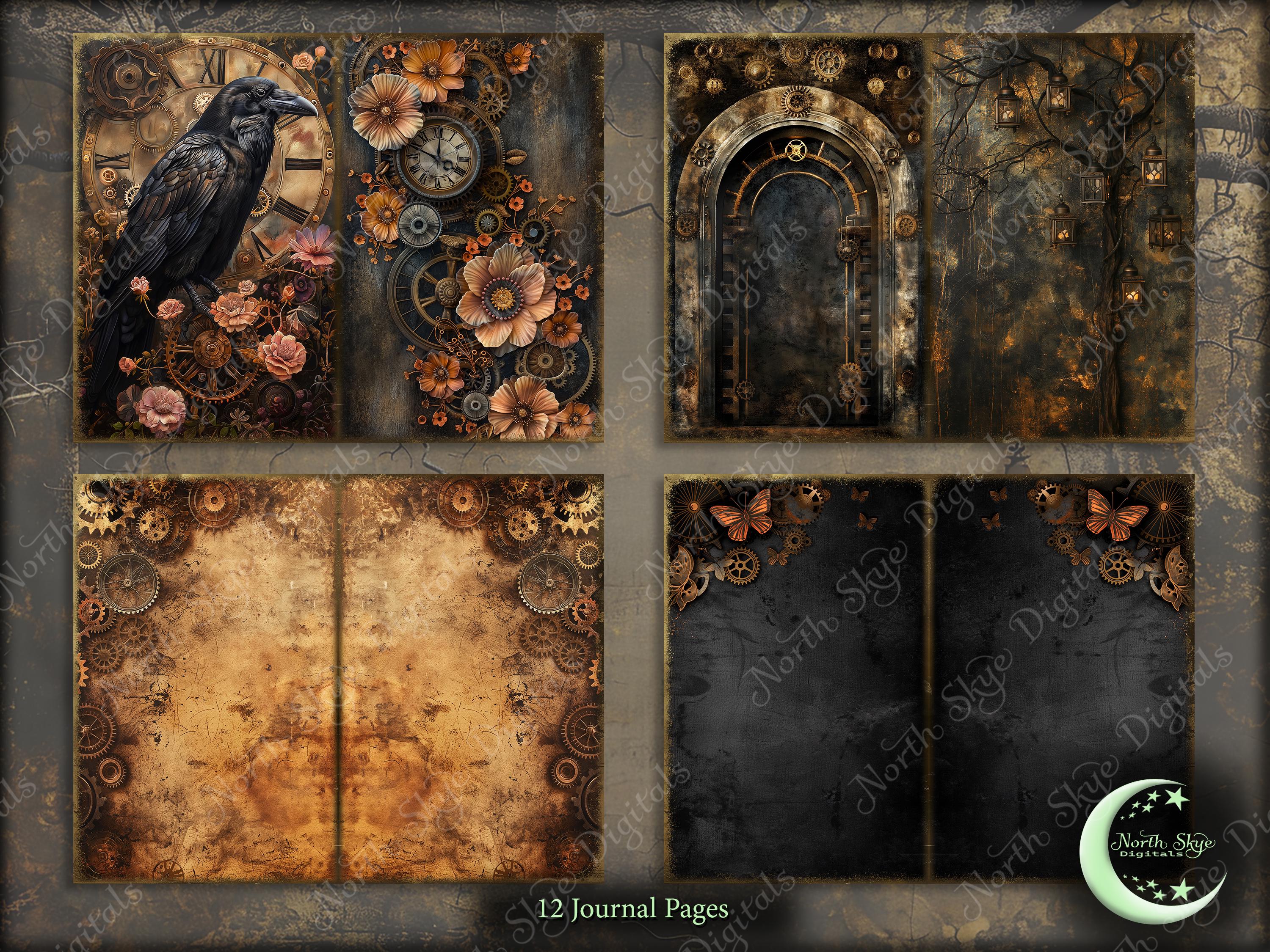 Steampunk Fantasy Journal Kit, Ephemera Pages (digital Only) - Etsy