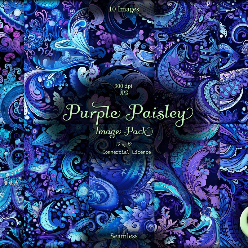 Paisley Paper - Etsy