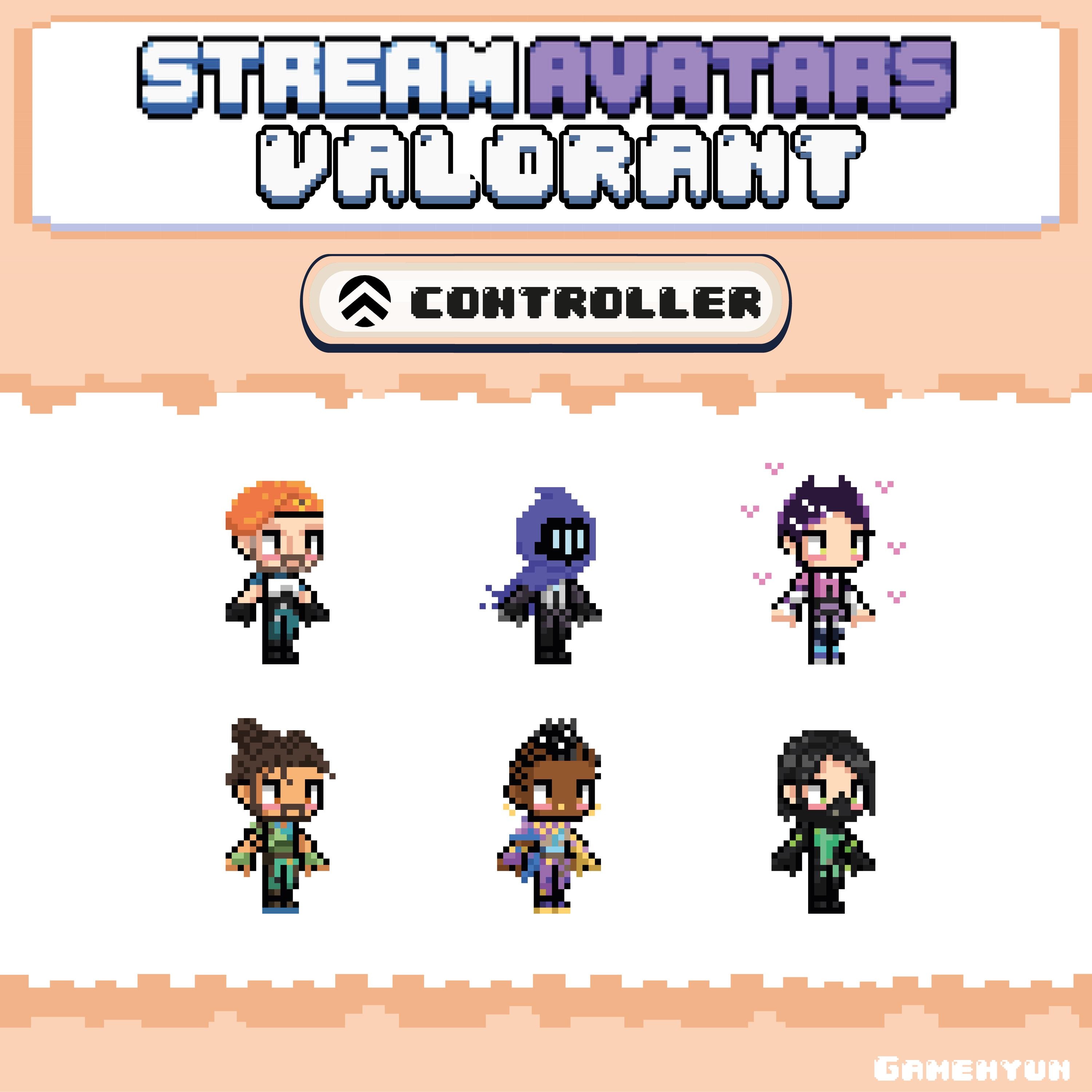 Valorant Stream Avatars. (controller Bundle) - Etsy