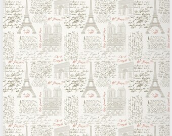 READY TO SHIP Vintage Plan De Paris Gift Wrap Paris France City Map ...