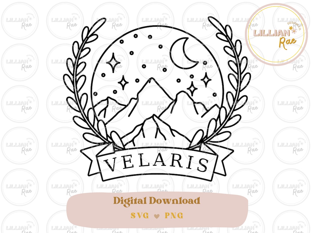 ACOTAR SVG Velaris, A Court of Thorns and Roses, Bookish Merch, ACOTAR ...