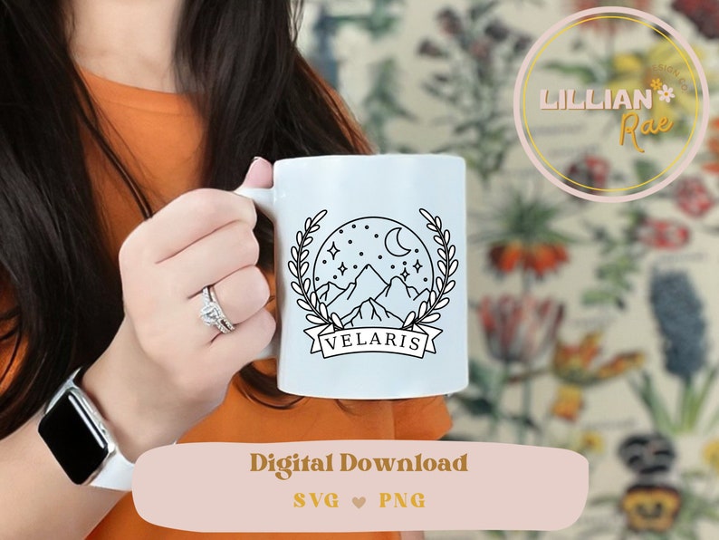 ACOTAR SVG Velaris, A Court of Thorns and Roses, Bookish Merch, ACOTAR ...