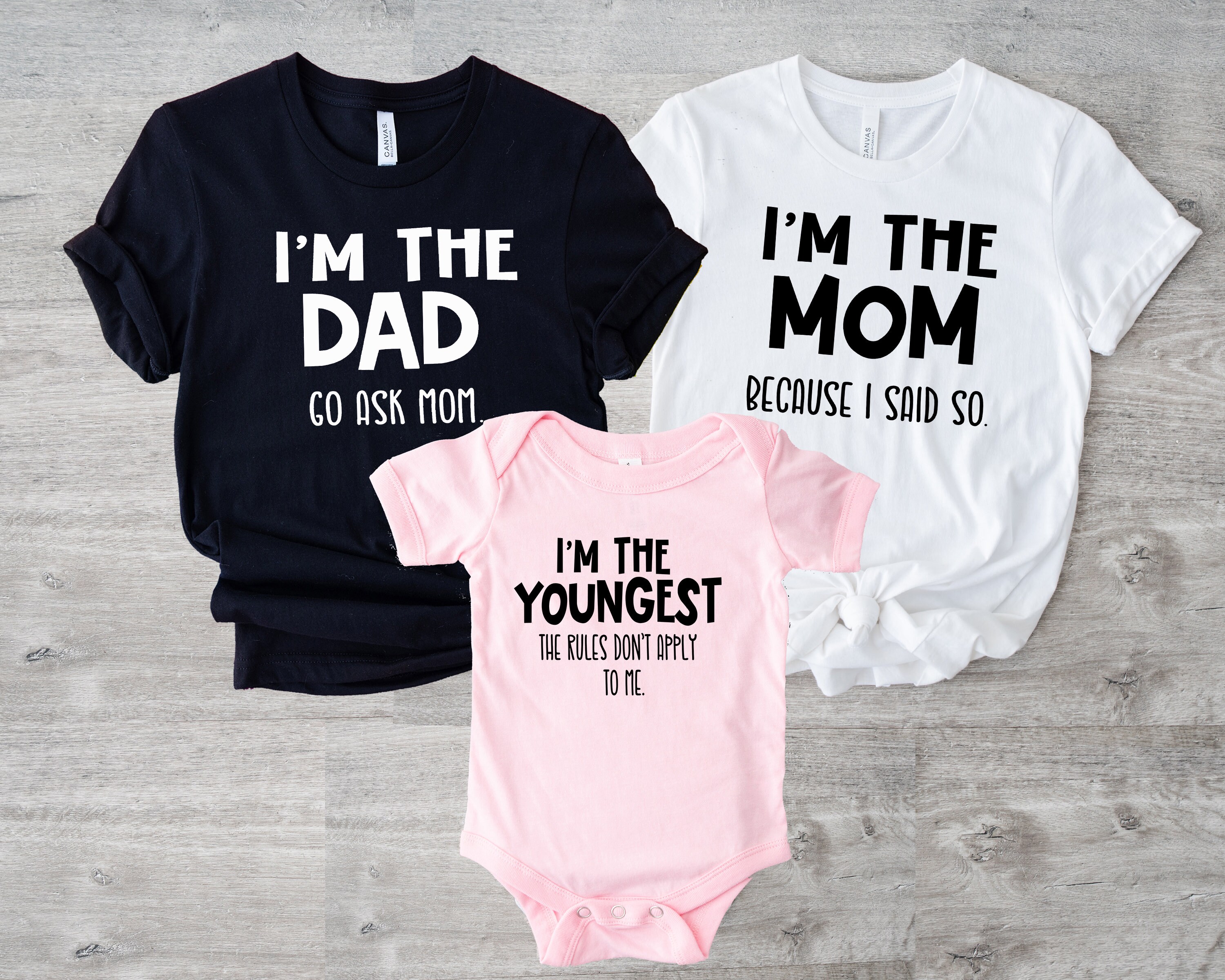 Rules Family Matching Shirt: Sibling Group Cotton Tee - Etsy