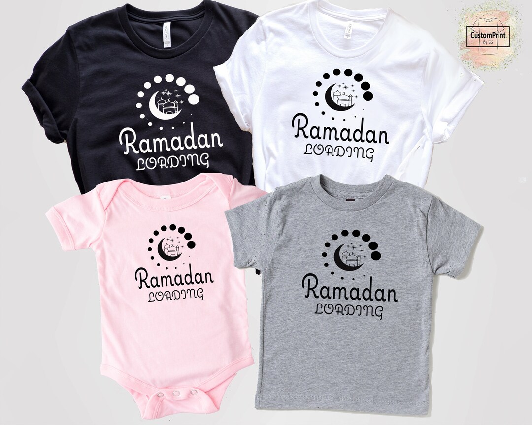 Ramadan 2024 Shirt, Ramadan Loading, Funny Fasting Shirt, Islamic Gift ...
