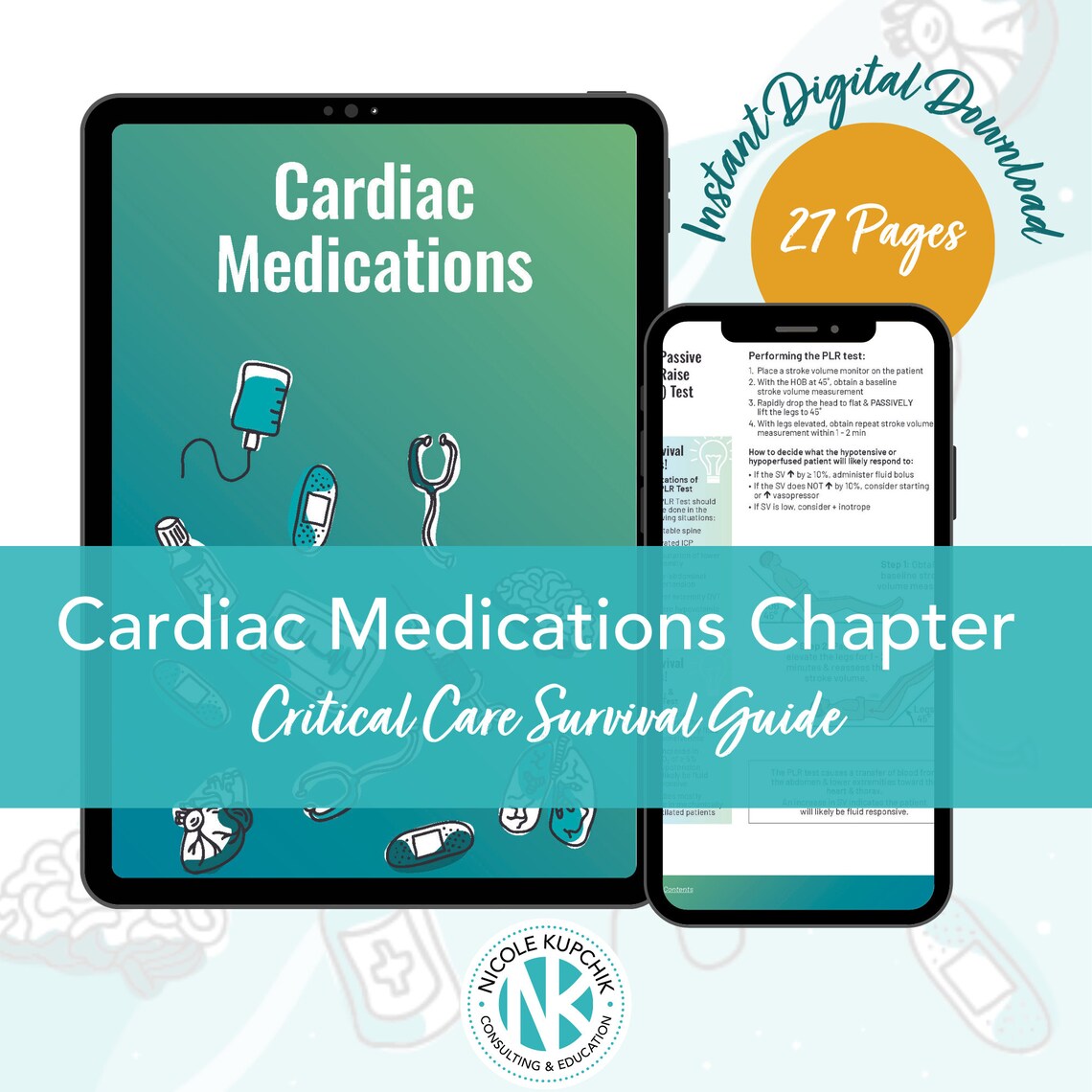 Cardiac Medications I Bedside Reference for Critical Care Providers I ...