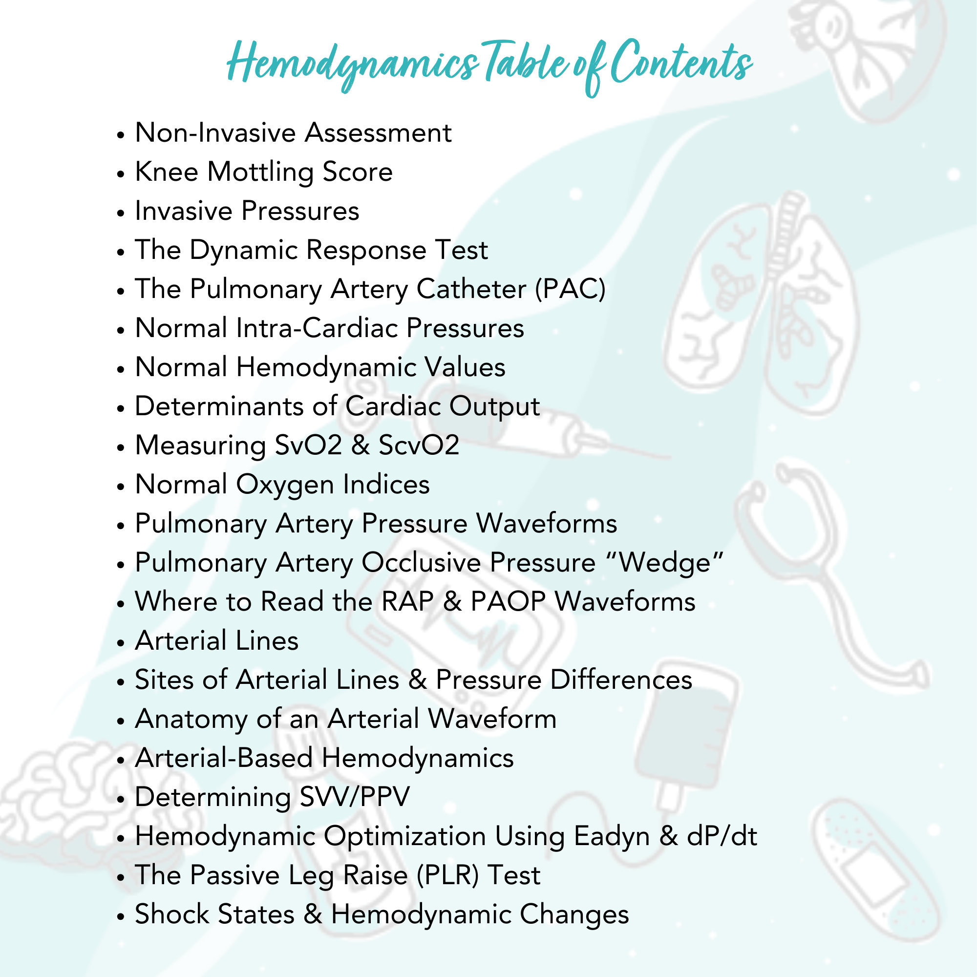 Hemodynamics Critical Care Study Guide | CCRN® Pulmonary Artery ...