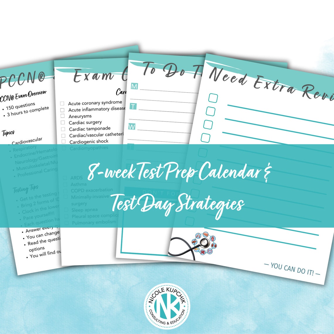 PCCN 8-week Study Plan I Ace Your PCCN I PCCN Test Prep Study Plan I ...