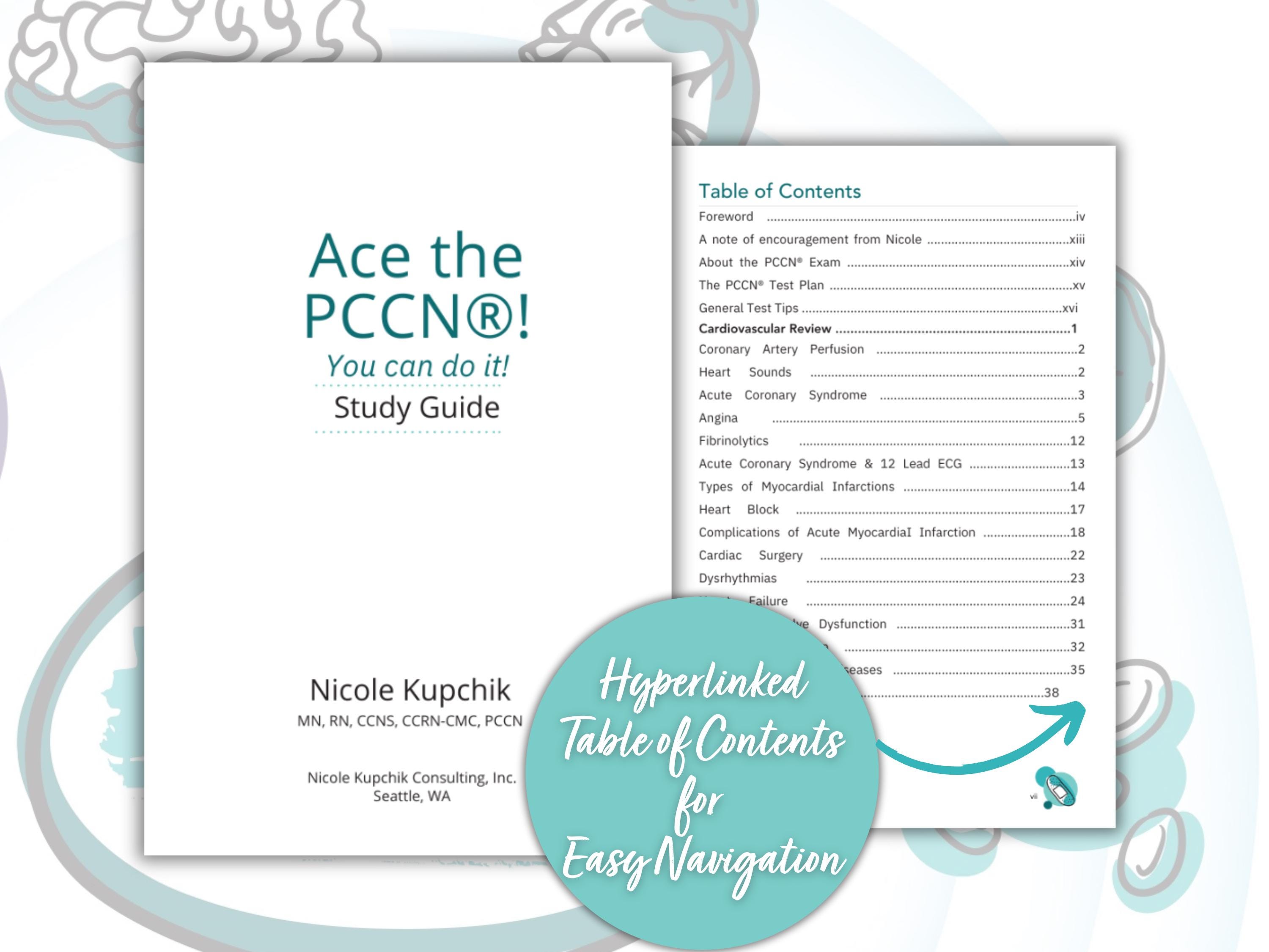 Ace the PCCN® Study Guide | Certification Prep Ebook I Nicole Kupchik - Etsy
