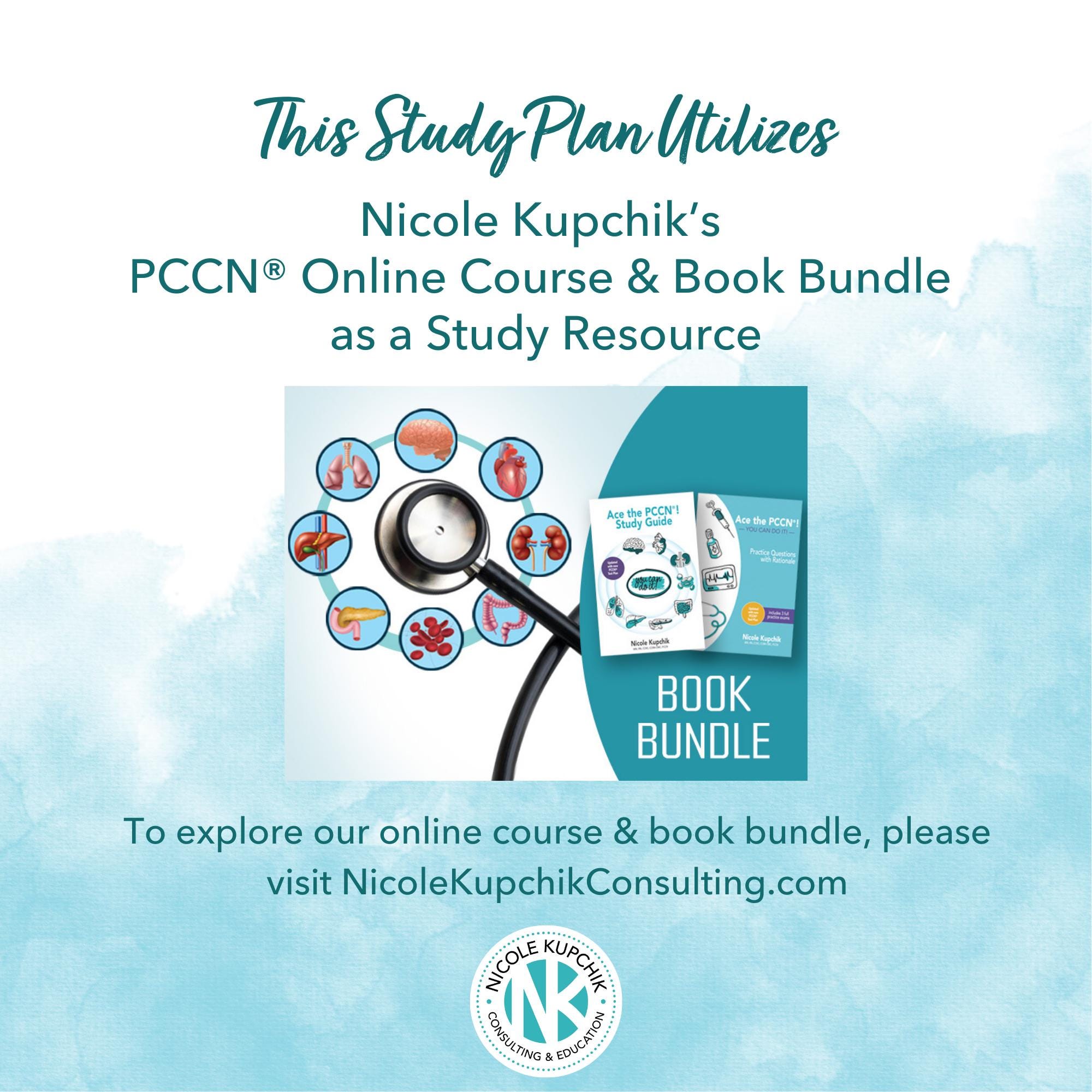 PCCN 8-week Study Plan I Ace Your PCCN I PCCN Test Prep Study Plan I ...