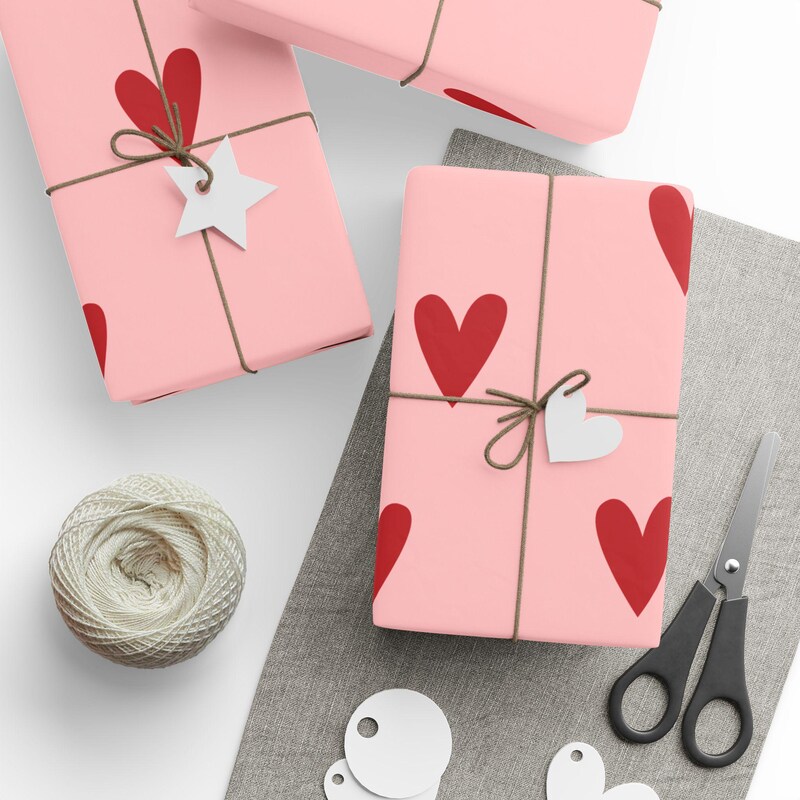Romantic Wrapping Paper - Etsy