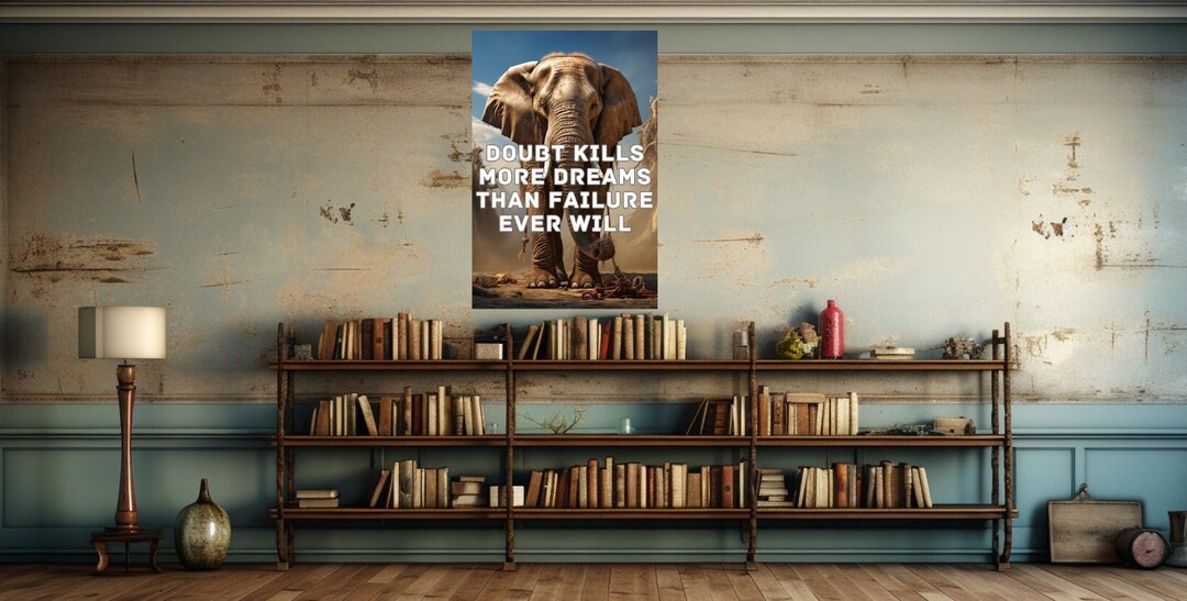 Matte Motivational Wall Poster Inspirational Vertical - Etsy