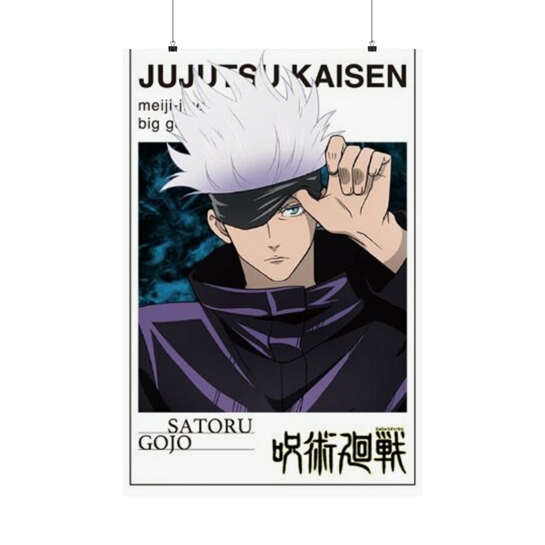 Jujutsu Kaisen Gojo Poster Collection - Etsy