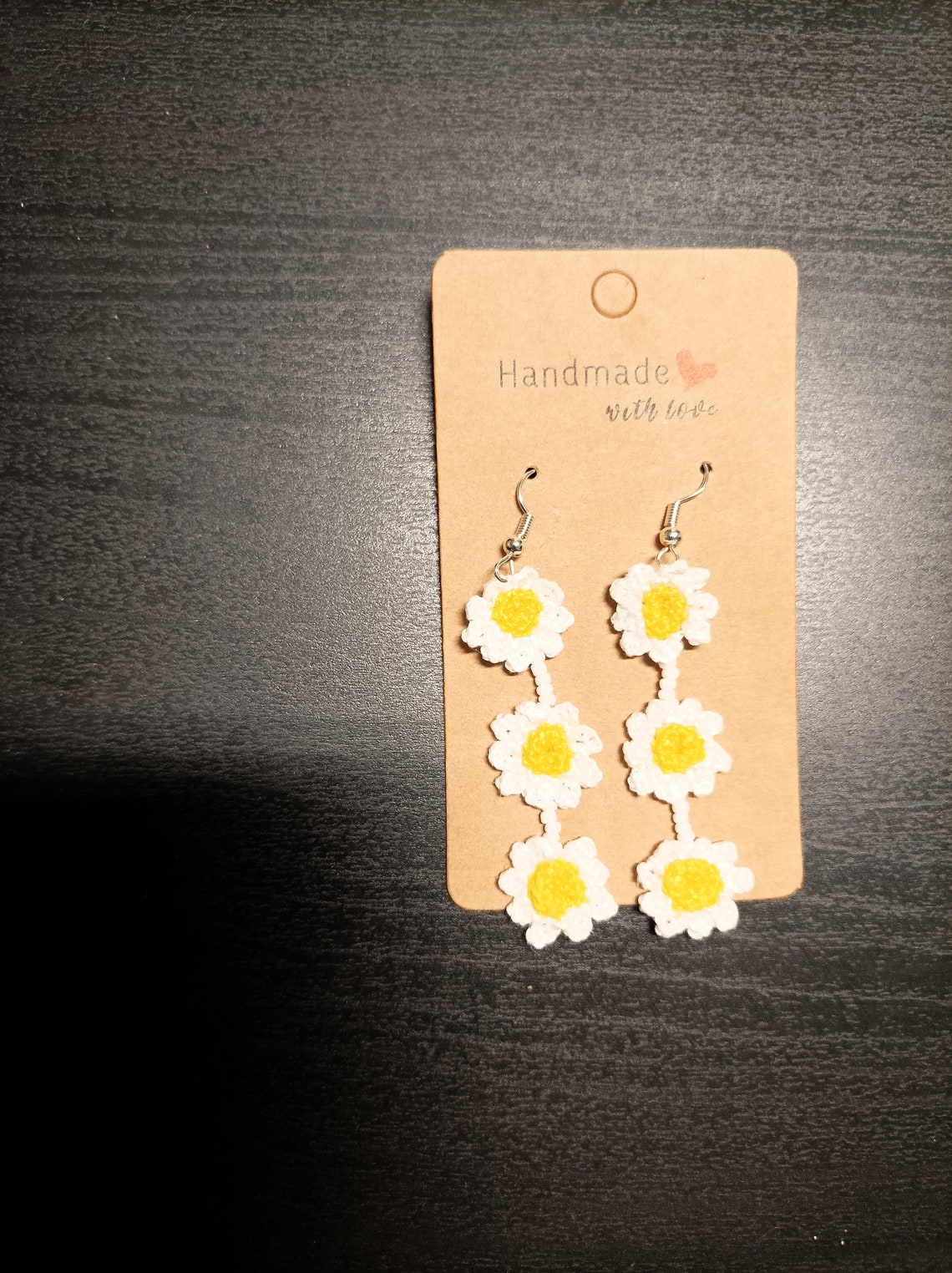Handmade Micro Mini Crochet Earrings Granny Square Daisy Boho Beads - Etsy