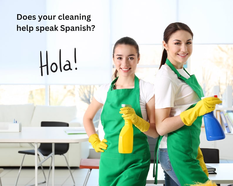 Deep Cleaning Checklist Schedule Spanish English Plus Basic Cleaning ...