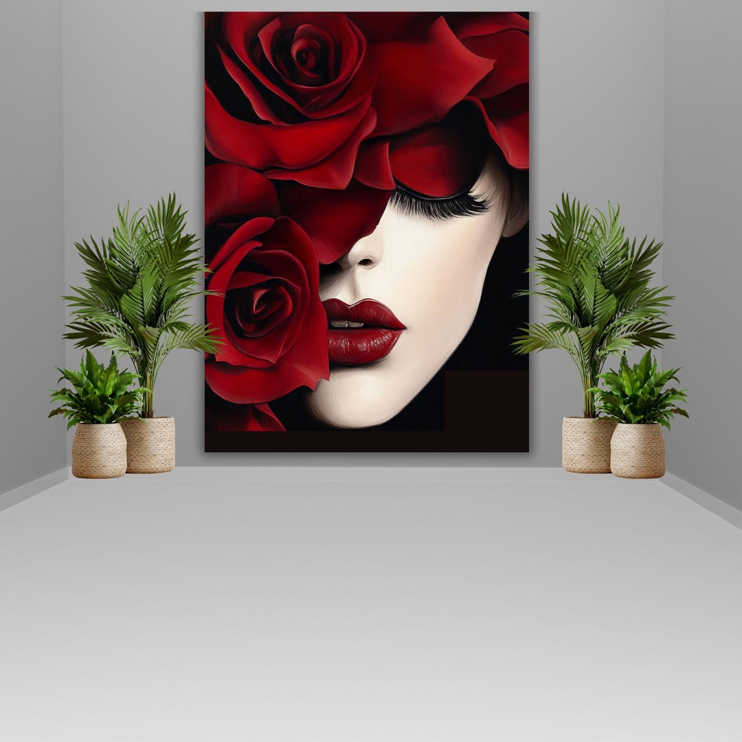 Luxury Poster Digital Download ,beauty Clinic Poster, Glamorous Floral ...