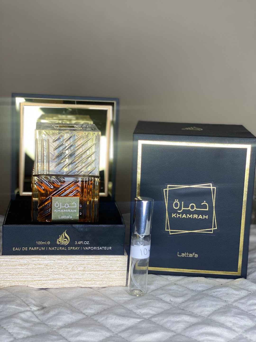 Khamara by Lattafa 3ml, 10ml Sample, Unisex Perfume Decant. Travel Size ...