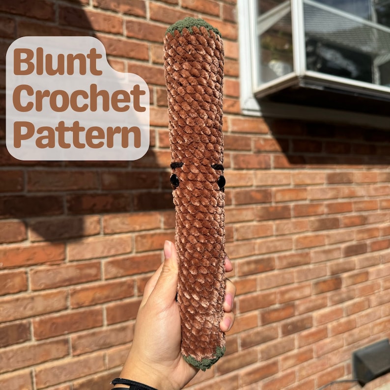 Crochet Blunt PDF Pattern | Crochet Joint PDF Pattern | Crochet Blunt ...