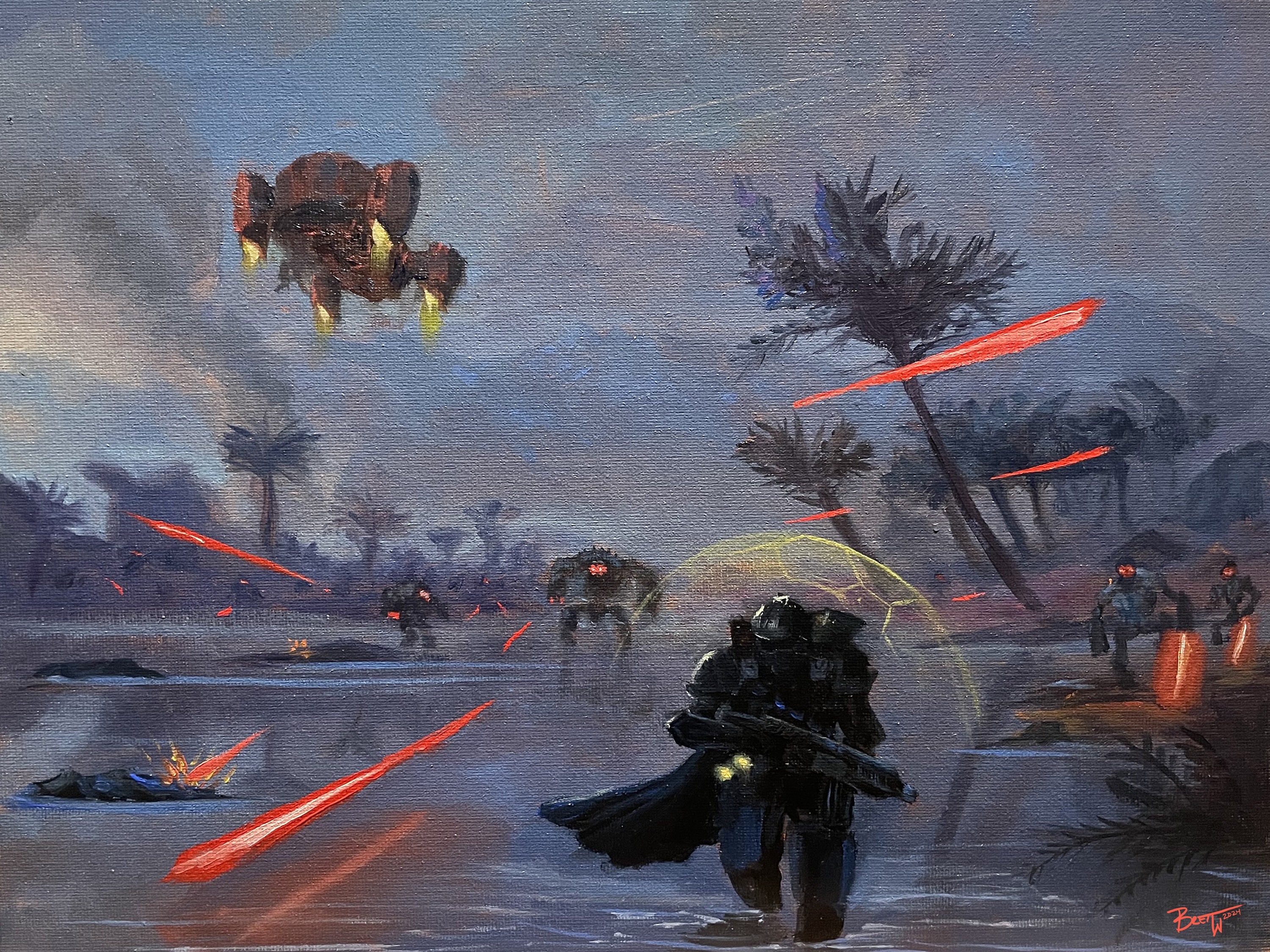 Malevelon Creek | Helldivers 2 Desktop Wallpaper - Etsy