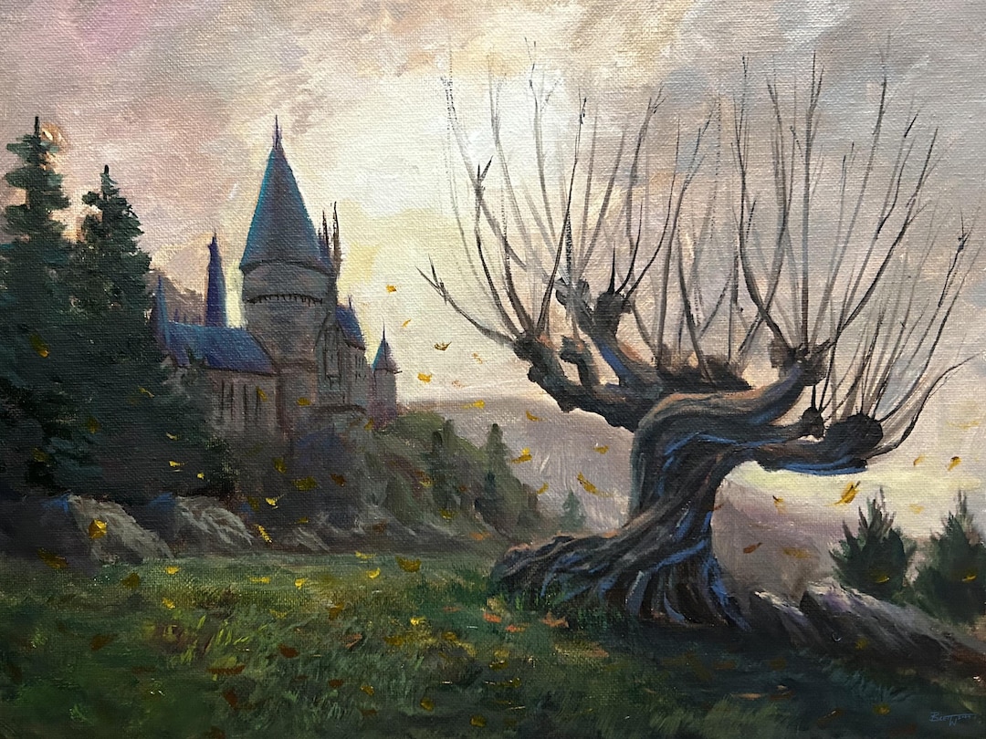 Whomping Willow | 12x16 Fine Art Print | - Etsy
