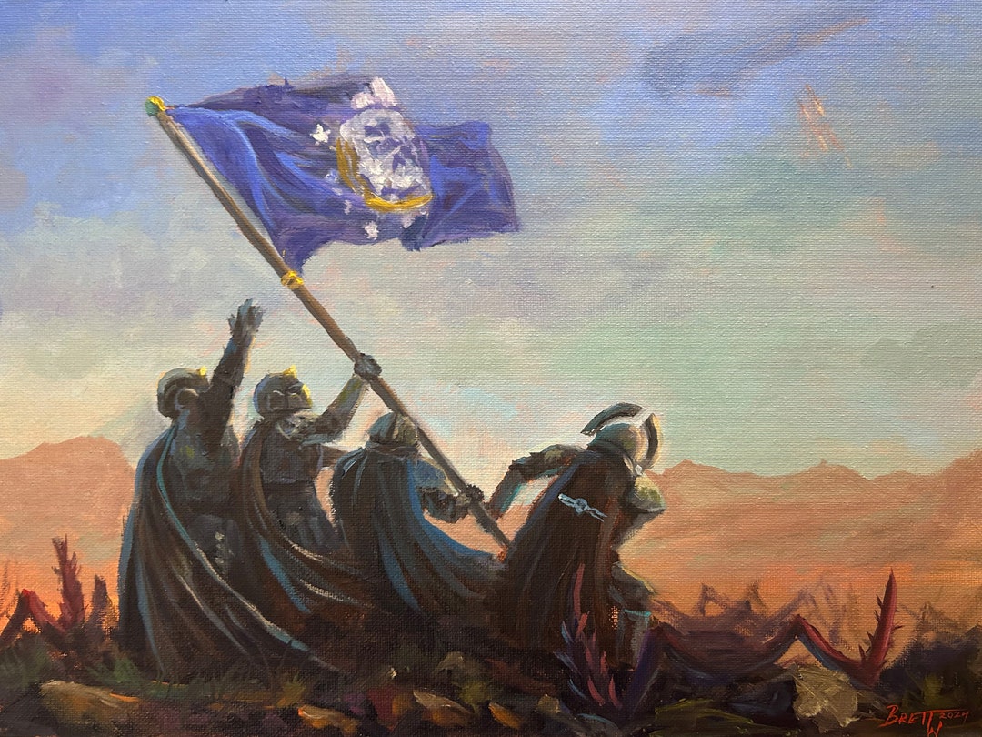 For Super Earth | 12x16 Art Print | Helldivers 2 Art - Etsy