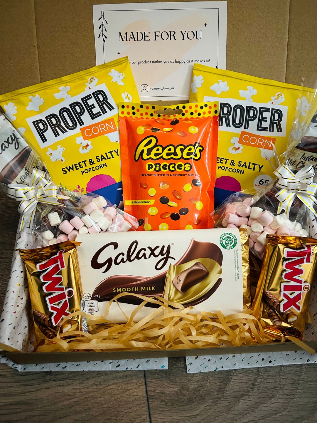 Movie Night Treat Box | Couples Sharing Box | Date Night | Food Hamper ...