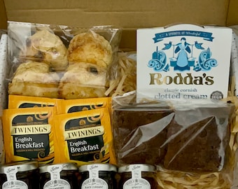 Afternoon Tea Hamper Box | Afternoon Tea for 4 | Handmade Scones ...
