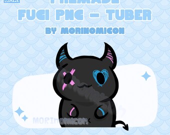 Premade FUGI PNG VTUBER Pink Ghostie Cat by Morinomicon - Etsy