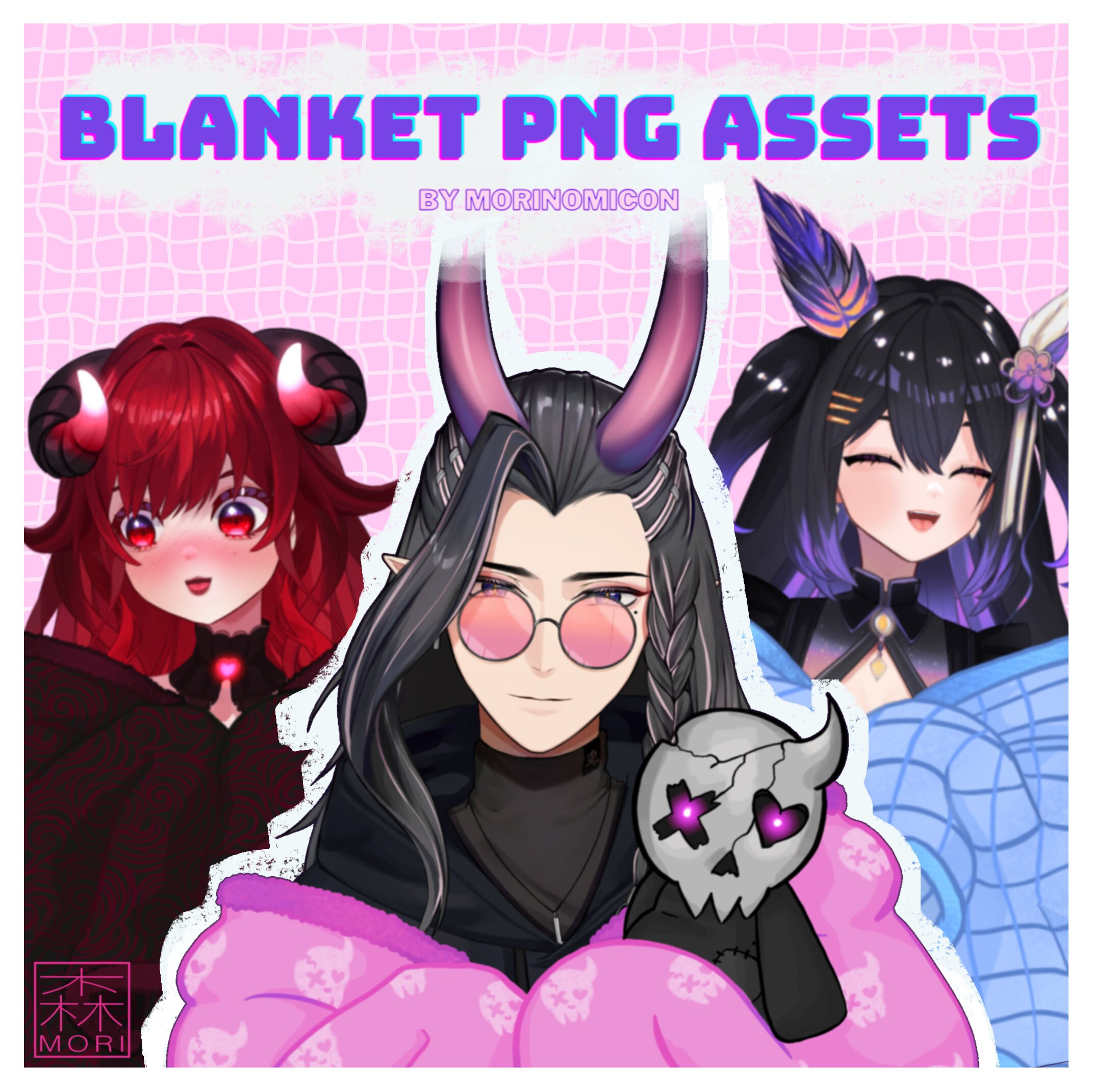 CUSTOM BLANKET Png Vtuber Asset - Etsy