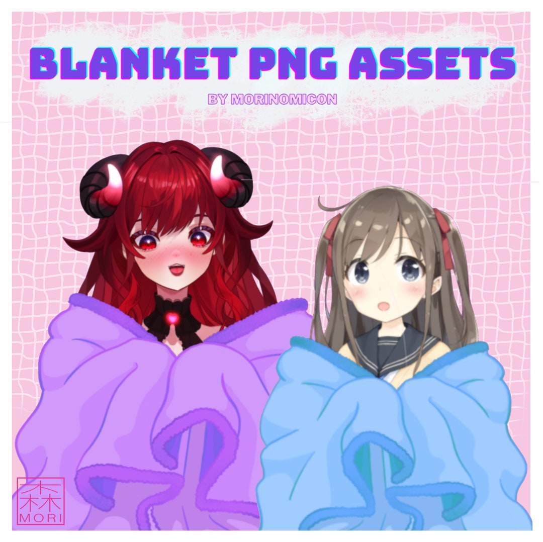 Plain Blanket (4 Pack) PNG VTUBER Assets by Morinomicon - Etsy