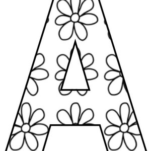 Alphabet Coloring Bundle - Etsy