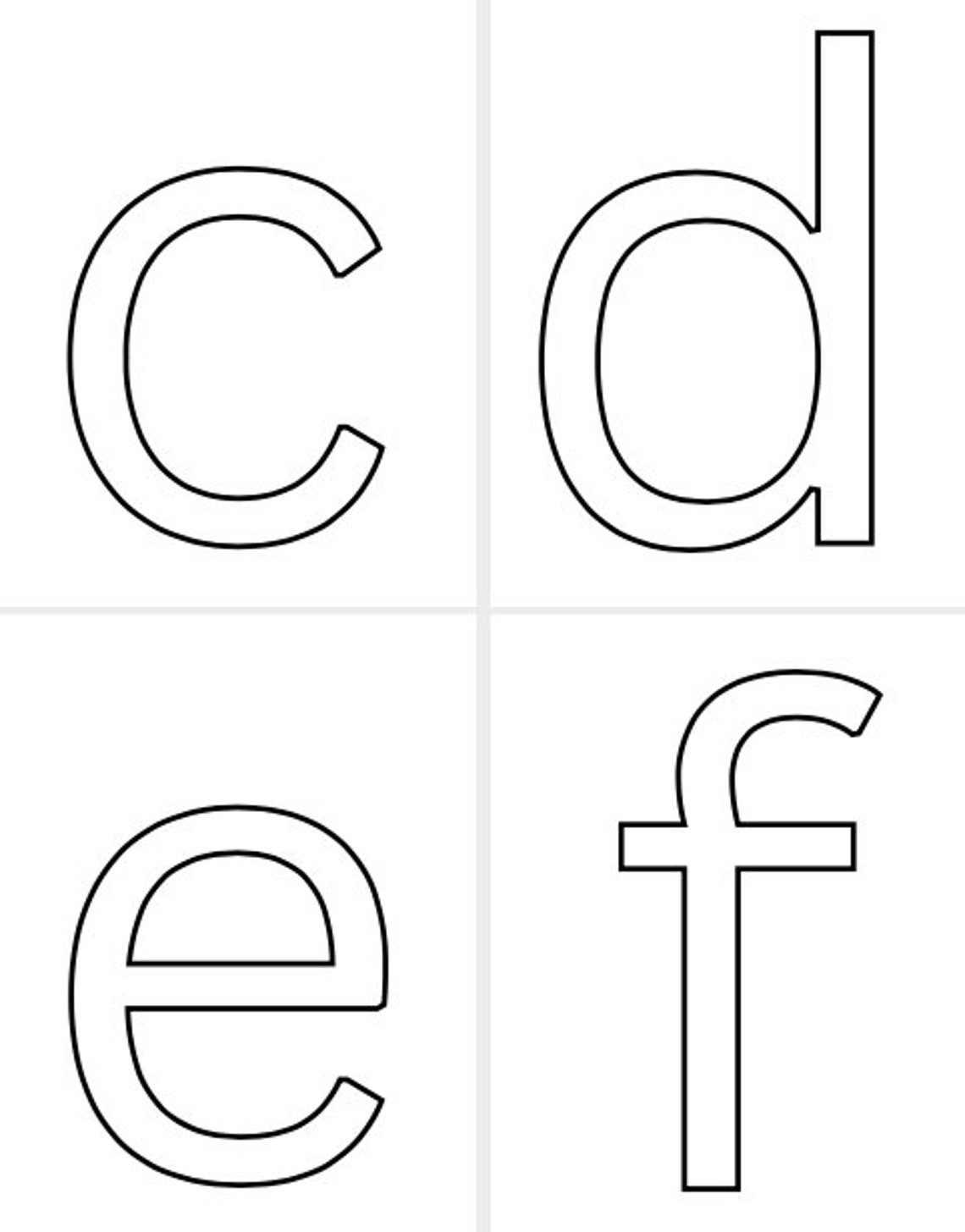 Alphabet Coloring Pages - Lowercase - Etsy