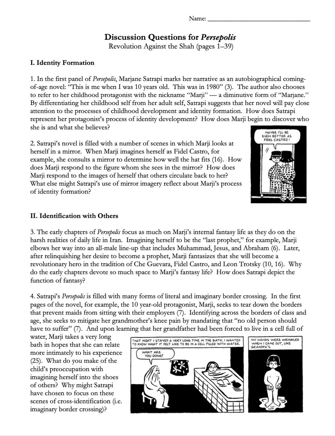 The Complete Persepolis by Marjane Satrapi | Complete Teaching Unit ...