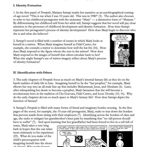 The Complete Persepolis by Marjane Satrapi | Complete Teaching Unit ...
