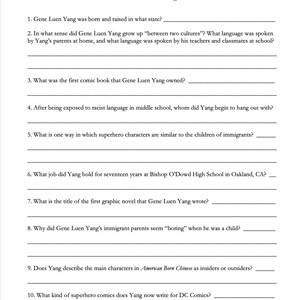 American Born Chinese by Gene Luen Yang | Complete Teaching Unit ...