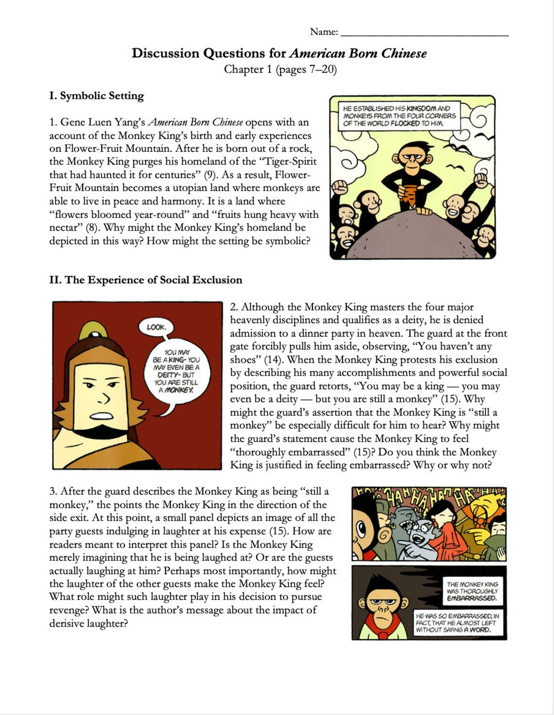 American Born Chinese by Gene Luen Yang | Complete Teaching Unit ...