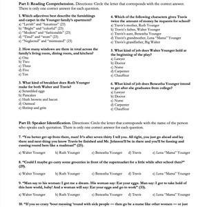 A Raisin in the Sun by Lorraine Hansberry | Complete Teaching Unit ...